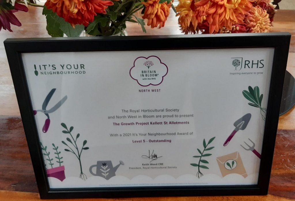 Britain in Bloom 2021 Award | Rochdale Mind