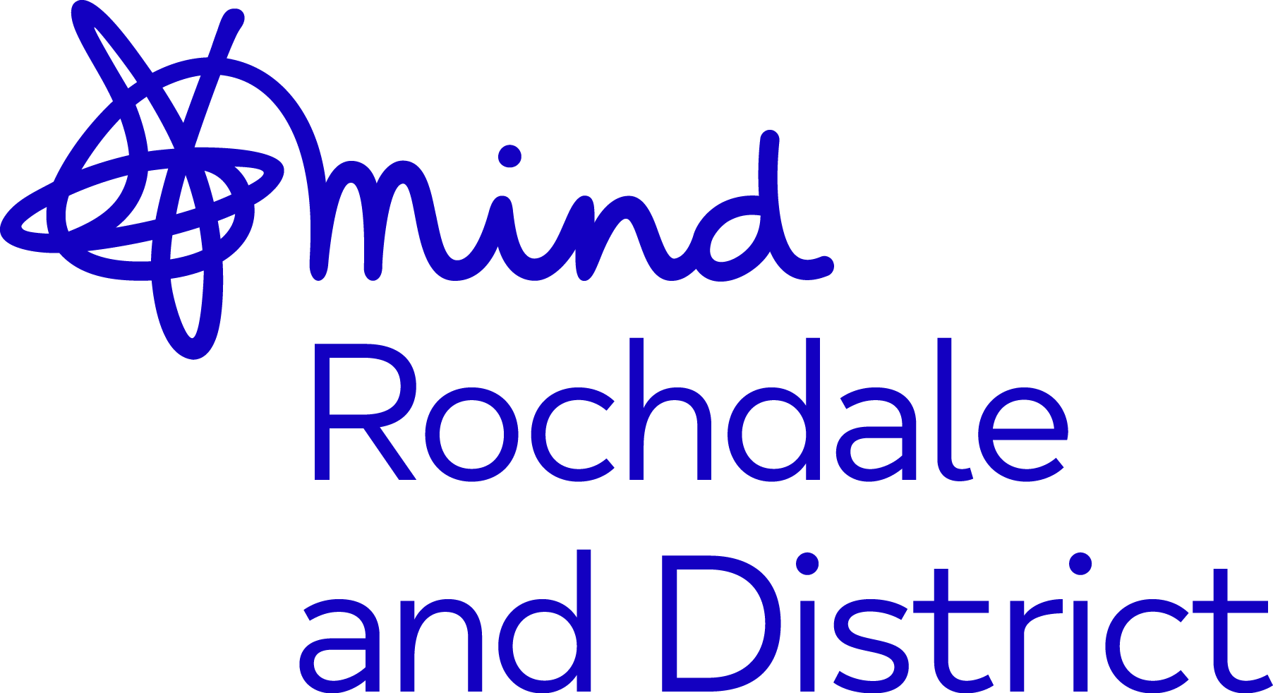 RDM Stacked Blue | Rochdale Mind